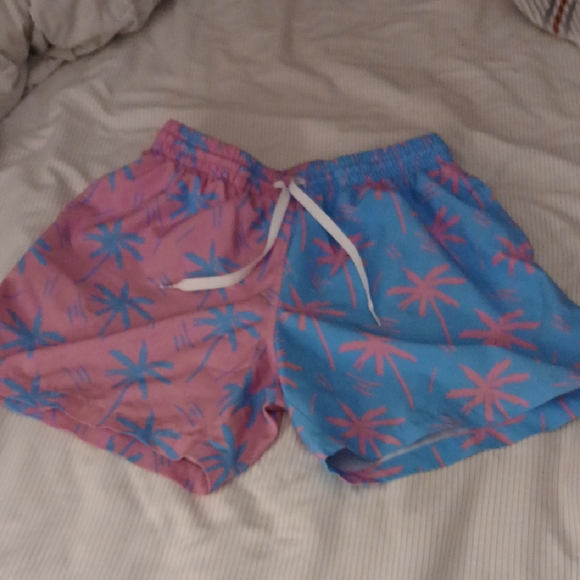 chubbies | Shorts | Pink And Blue Palm Tree Chubbies Shorts | Poshmark
